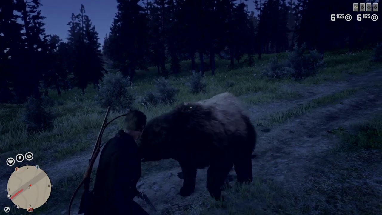 Red Dead Redemption 2 Bear Stand off - YouTube