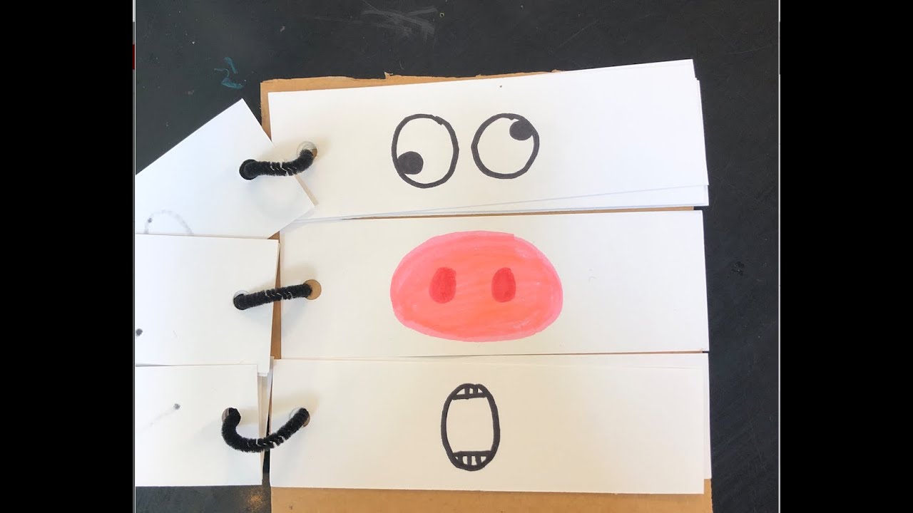 Funny Face Flip Book How-To - YouTube