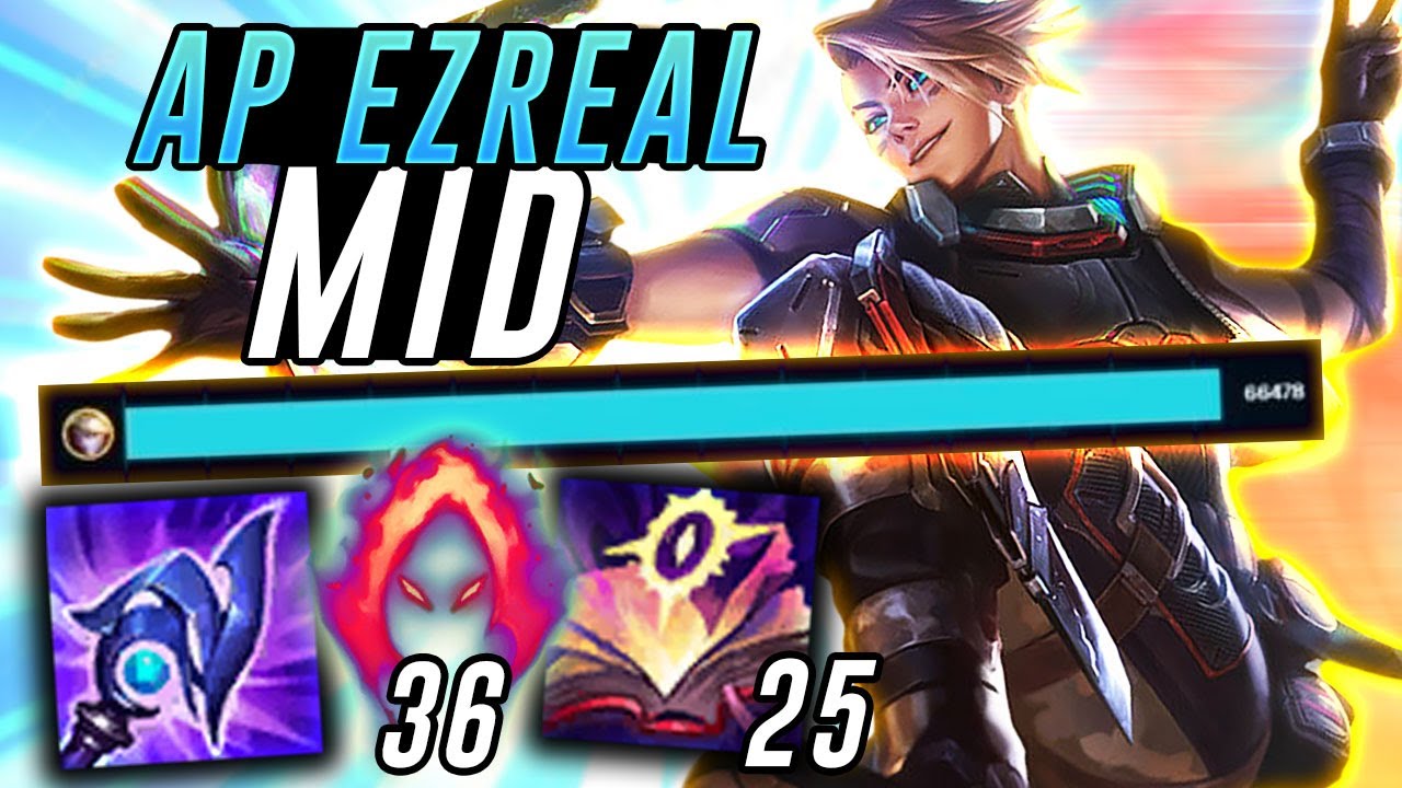 FULL AP EZREAL DOES INSANE DAMAGE! - League of Legends - YouTube
