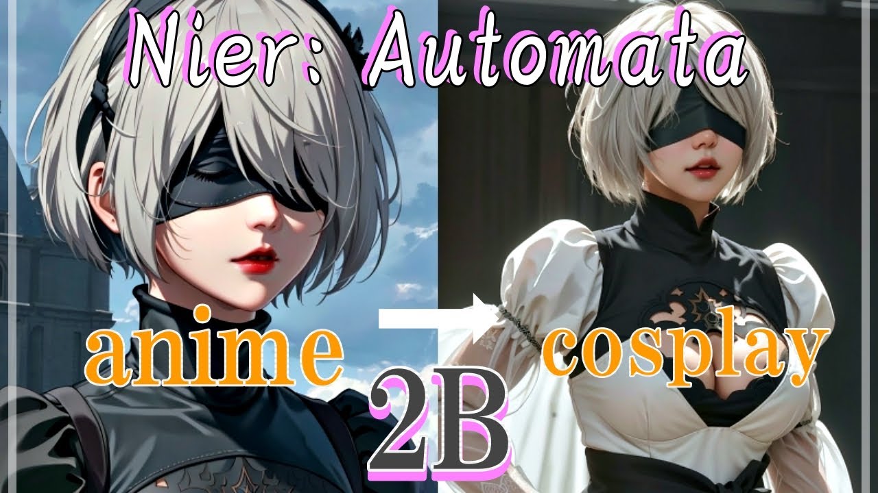 『4K Ai art』2B - Nier: Automata【ai lookbook】cute girl - YouTube