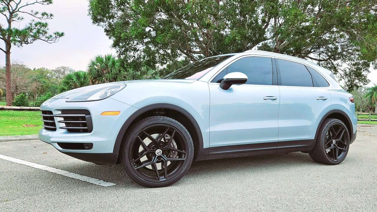 Porsche Cayenne gets 22 inch wheel upgrade. HRE Flowform FF11!!! - YouTube