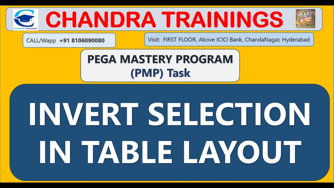 PEGA ADVANCED TASK||NEW PEGA MASTERY WEEKEND BATCH-MAY 18TH 2024||Only ...