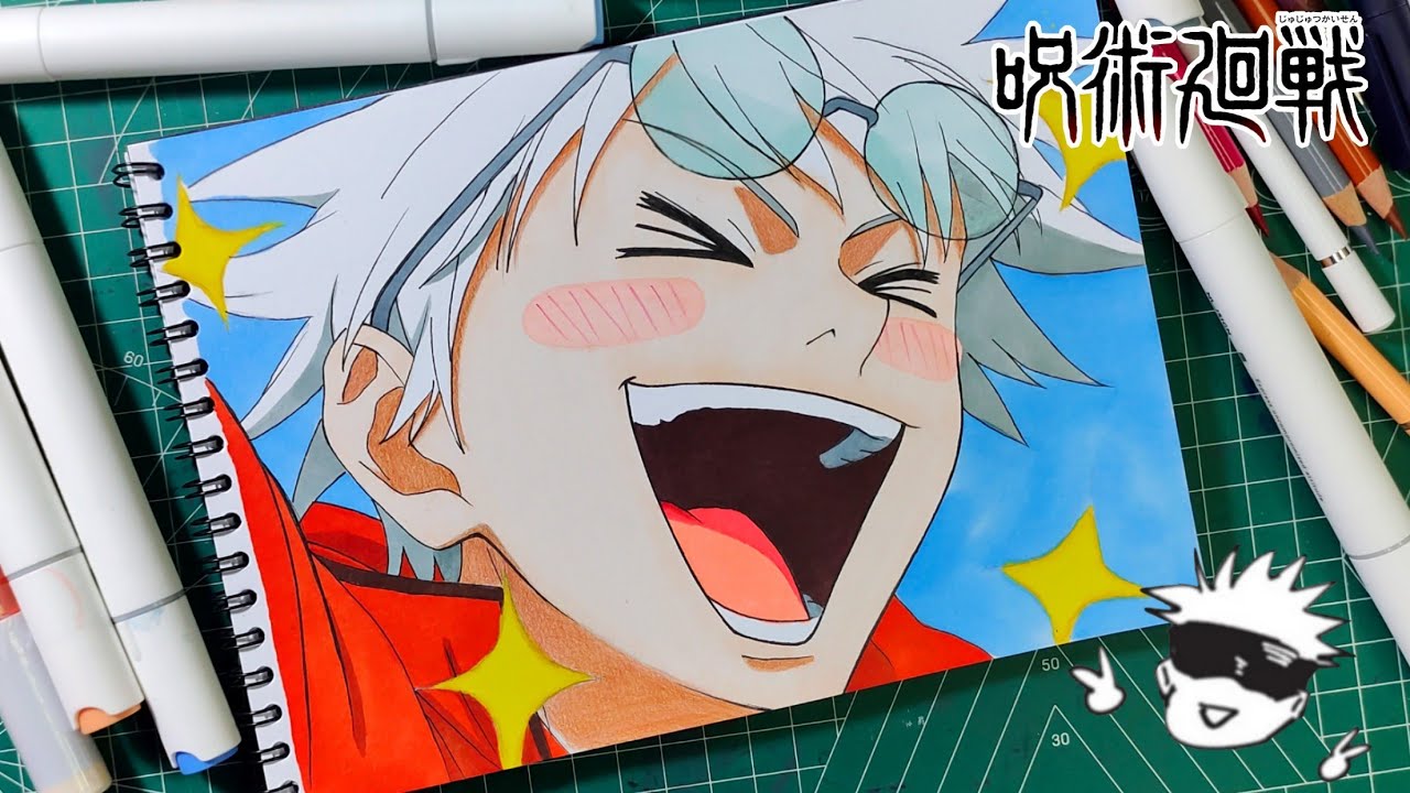 Coloring Gojo Satoru | Jujutsu Kaisen season 2 - YouTube