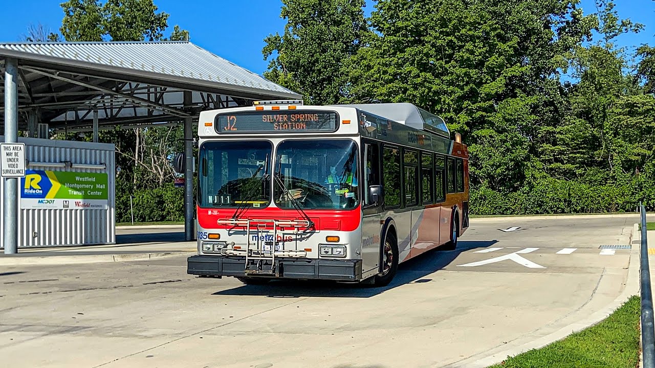 WMATA 2005 New Flyer DE40LF 6035 on Route J2 - YouTube