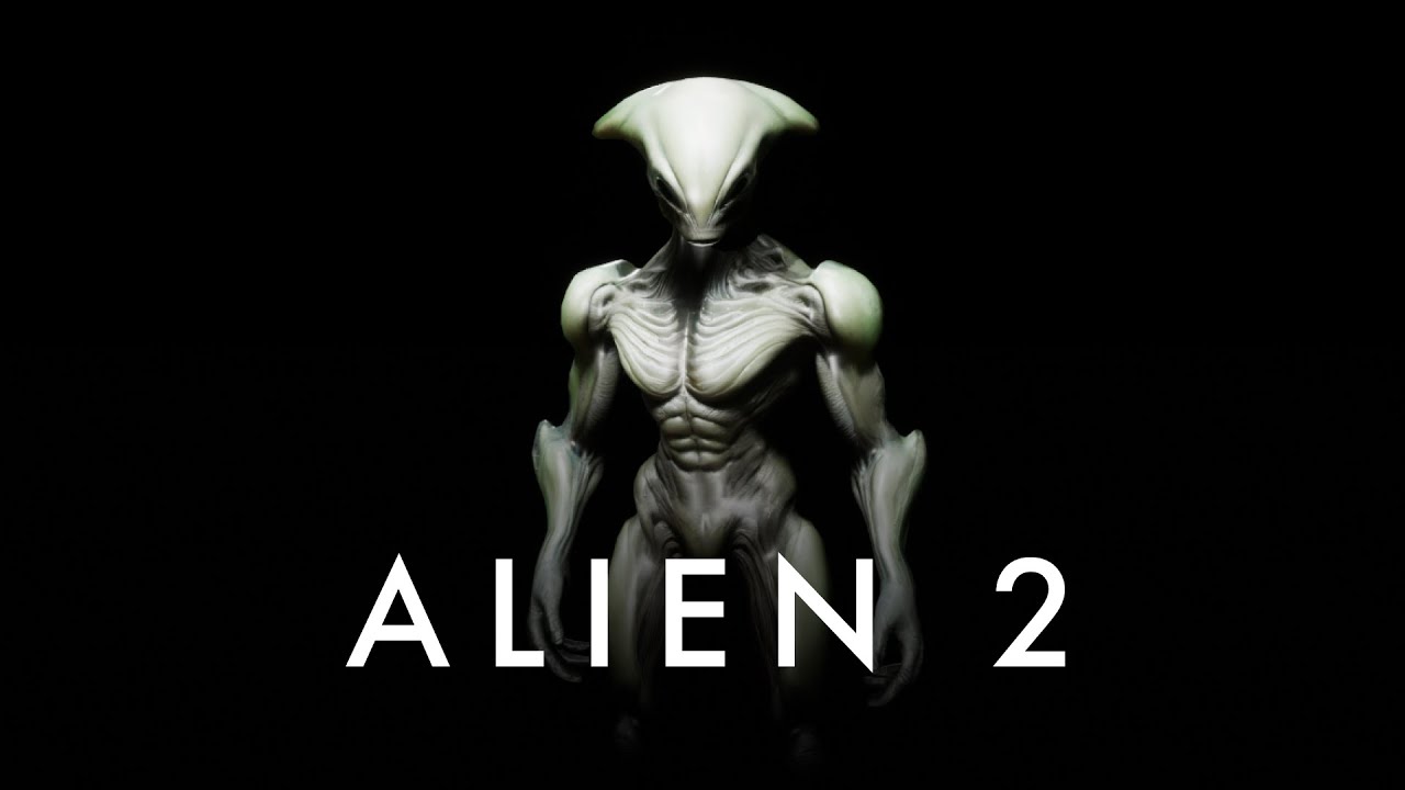 Alien 2 | Invader For SCI-FI Game Unreal Engine - YouTube