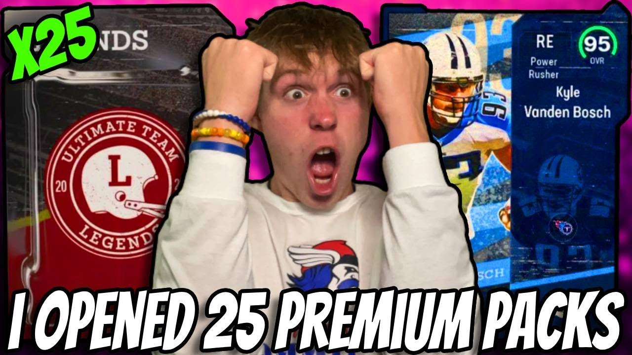 OMG I Opened 25 Premium Packs for New Legends LTD!! - YouTube