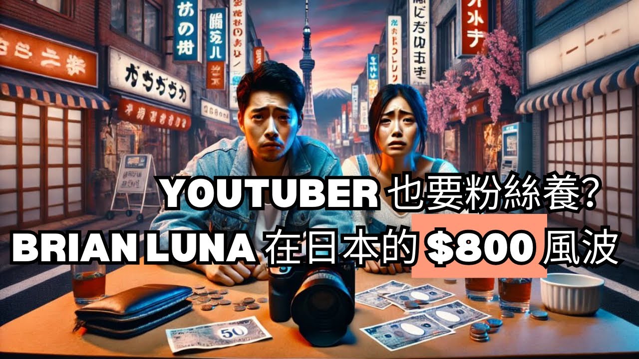 EP 155 YouTuber 也要粉絲養？Brian Luna 在日本的$800風波 - YouTube