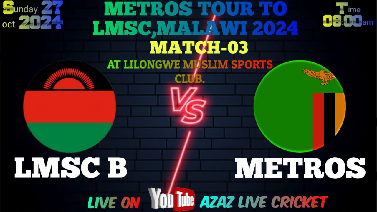 MATCH-3 | LMSC-B VS METROS | 27/10/2024 | AT LILONGWE MUSLIM SPORTS ...
