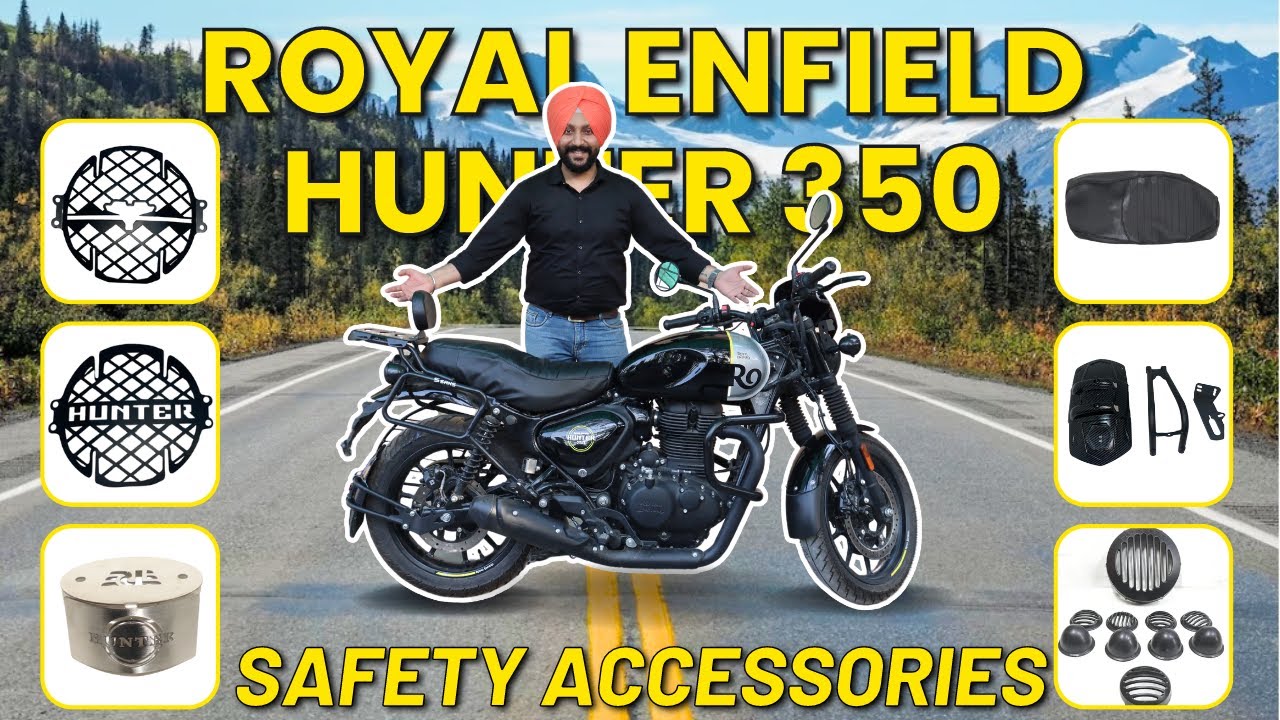 "Upgrade Your Royal Enfield Hunter 350 with These Essential Safety ...