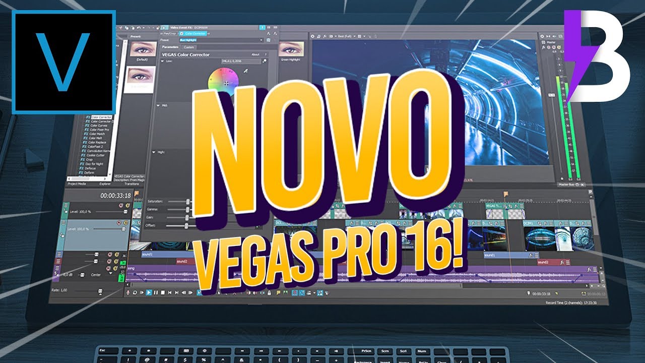 VEGAS PRO 16 - NOVIDADES PARA EDIÇÃO DE VÍDEO! - YouTube