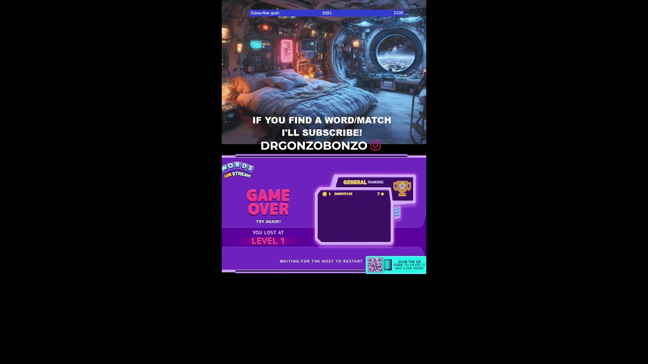 Words on stream and stream pairs! If you find a word, i'll subscribe! # ...