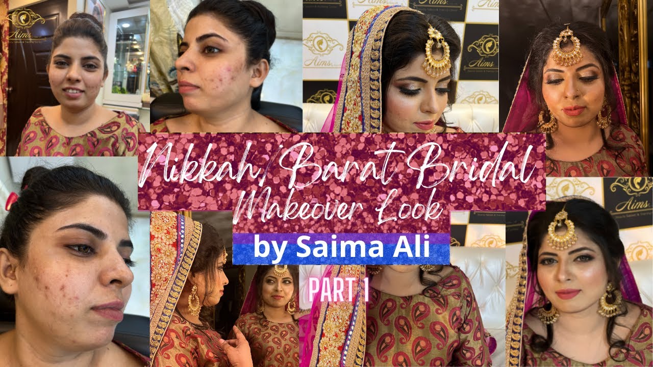 Nikkah / Barat Bridal Makeover | Easy Bridal Makeup Tutorial | Part 1 ...