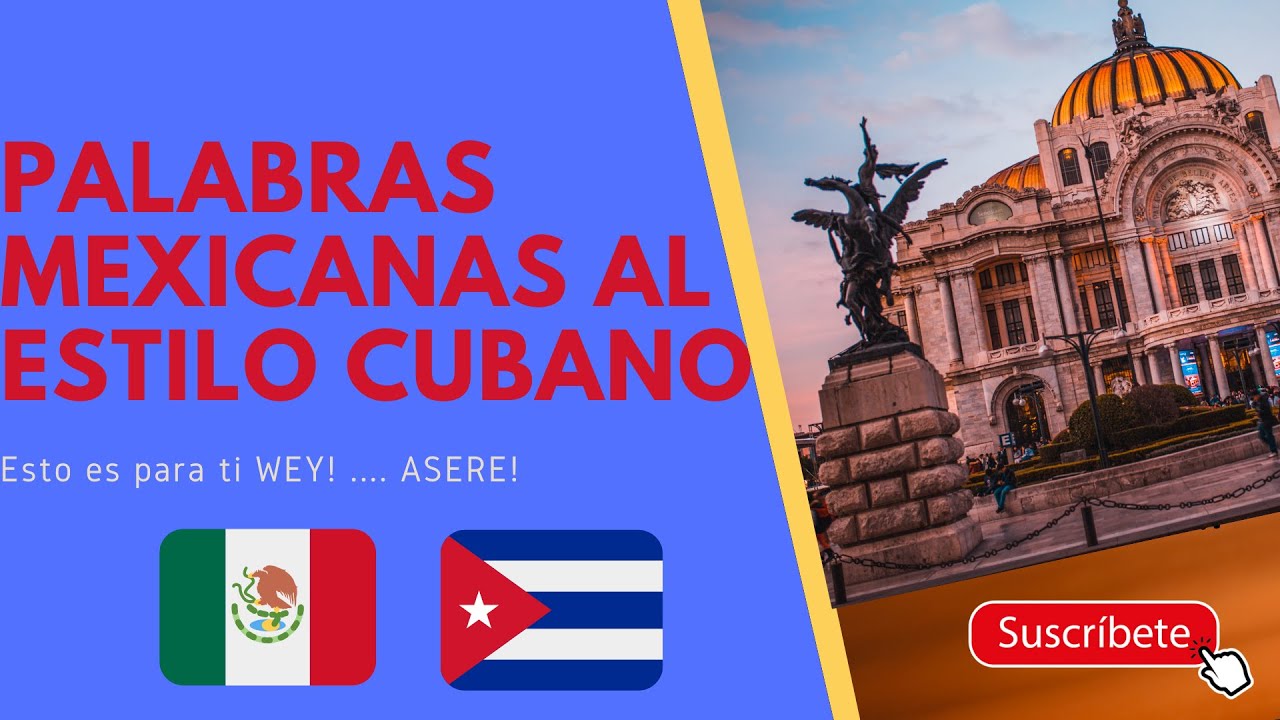 15 Palabras Mexicanas a lo Cubano - YouTube