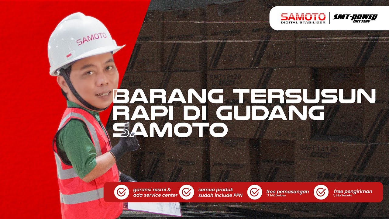 Barang Tersusun Dengan Aman dan Rapi di Gudang SAMOTO! - YouTube