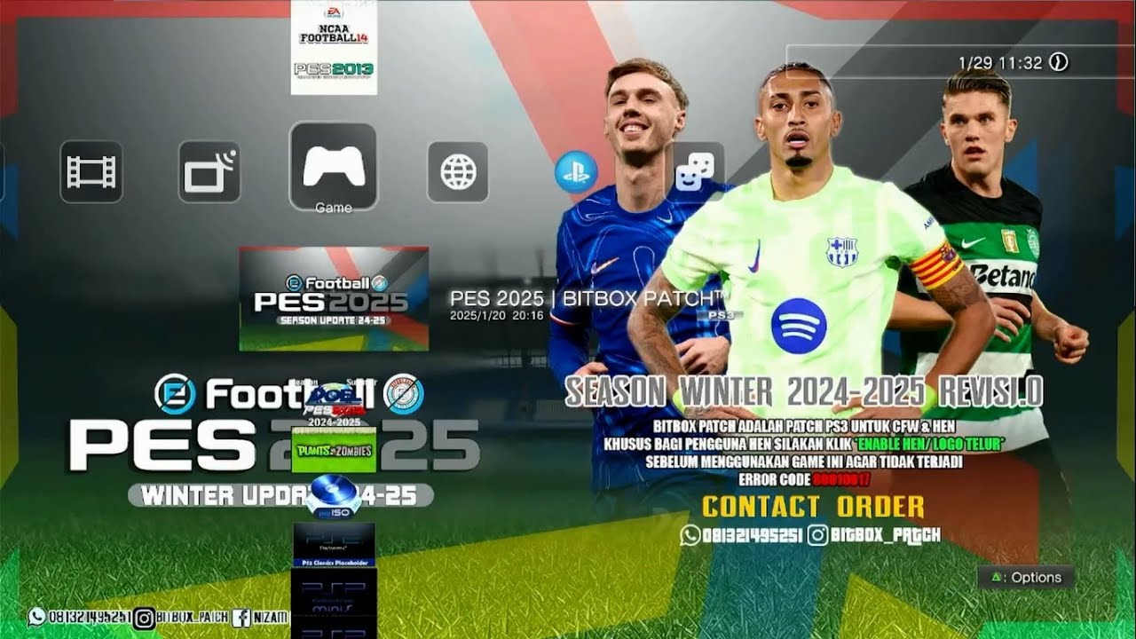 PES 2025 PS3 Bitbox Patch Winter Rev 0 Review - YouTube