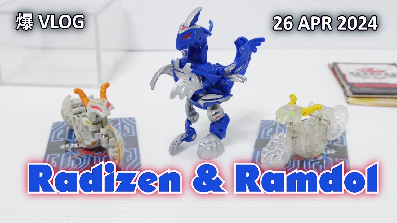 AQUOS RADIZEN & CLEAR RAMDOL [26 APR 2024] | BAKUGAN VLOG #242 - YouTube