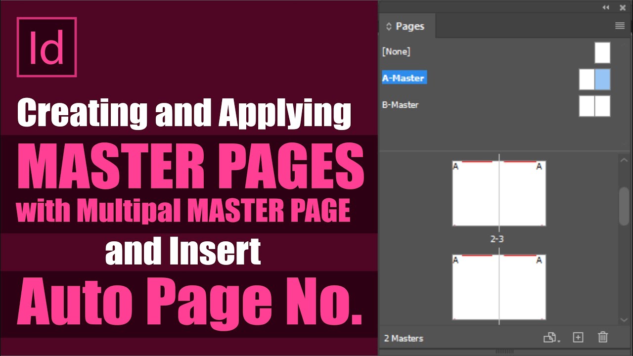 Creating And Applying Master Pages In InDesign Create Automatic Page creating-and-applying-master-pages-in-indesign-create-automatic-page