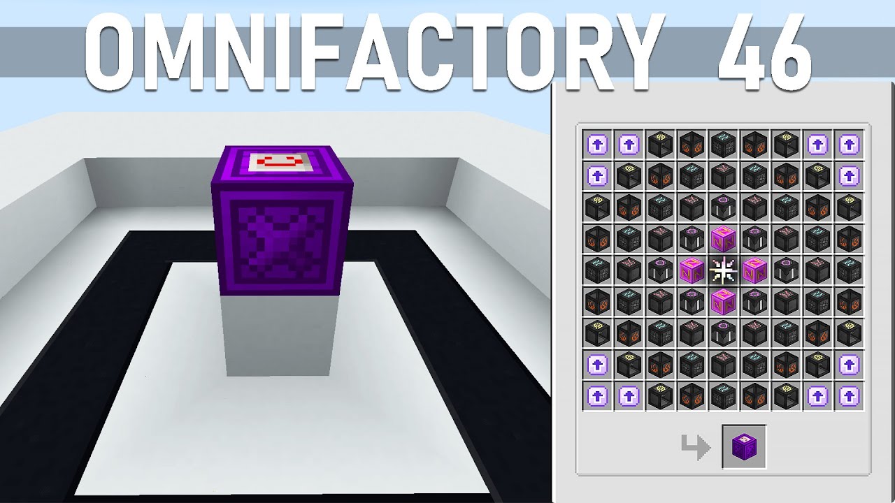 Omnifactory - Creative Mill & Crafting Upgrades! Minecraft - Episode ...