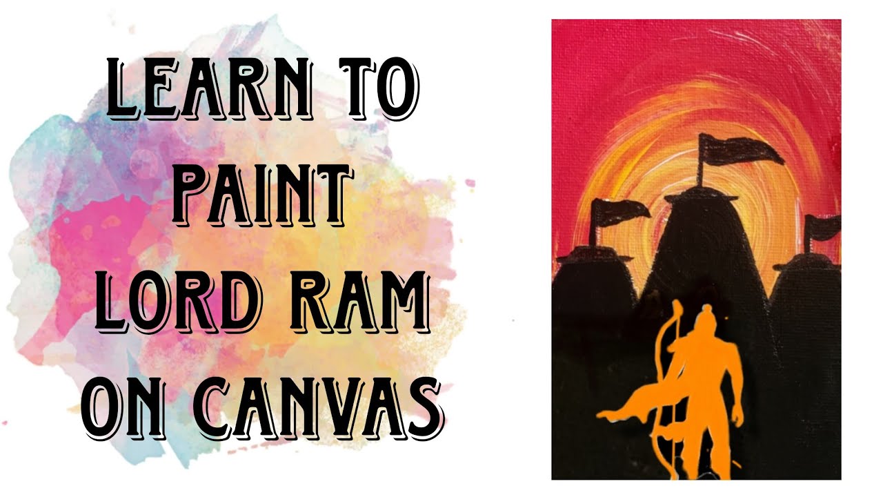 Jay shree ram 🙏🏻 | Lord Ram Drawing | Easy Lord Ram Painting |how to ...