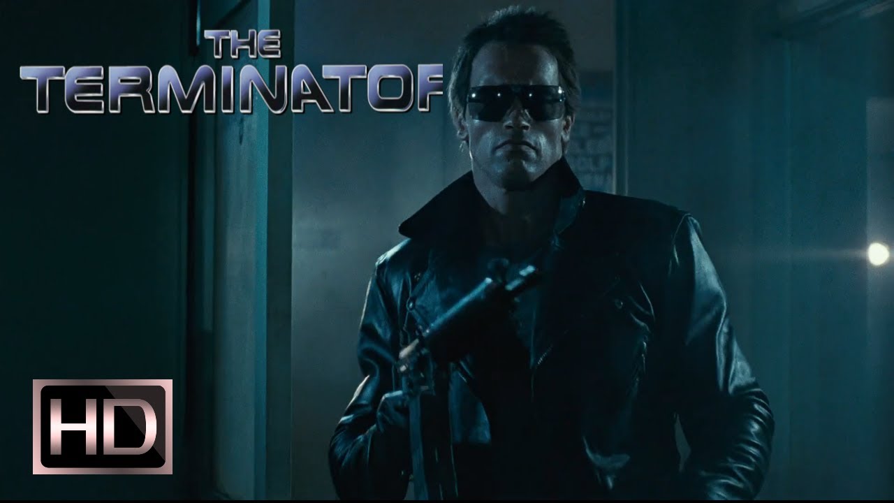 Терминатор - перестрелка в полицейском участке--[Terminator- police ...