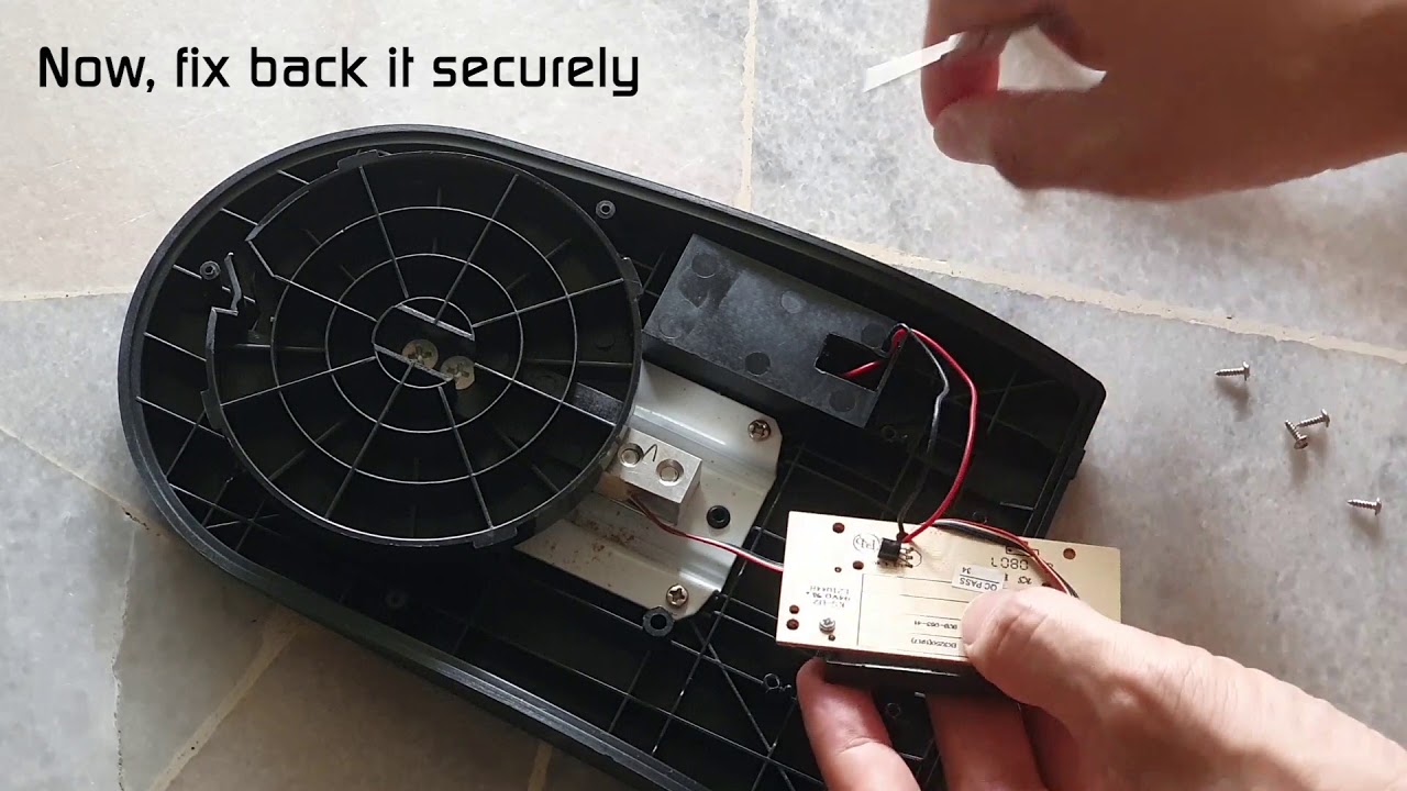 How To Fix Black Screen On Digital Scale - YouTube