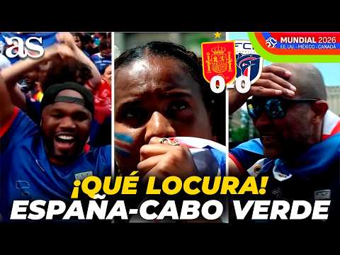 LOCURA de CABO VERDE tras EMPATAR ante ESPAÑA: CELEBRACIÓN BESTIAL en BOSTON