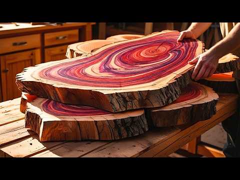 From Worthless Tree Logs to Stunning Woodworking Masterpieces!
