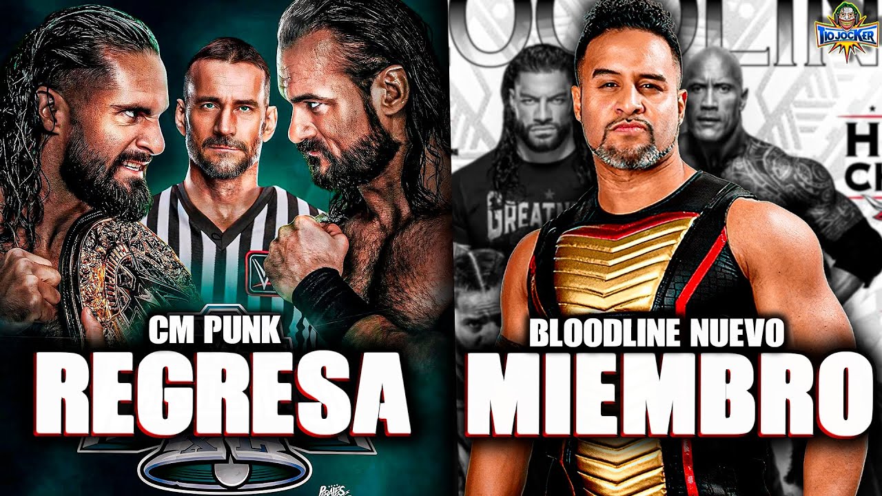 CM PUNK REGRESA 😱 JUSTO ANTES DE WRESTLEMANIA! - NUEVO MIEMBRO EN THE ...