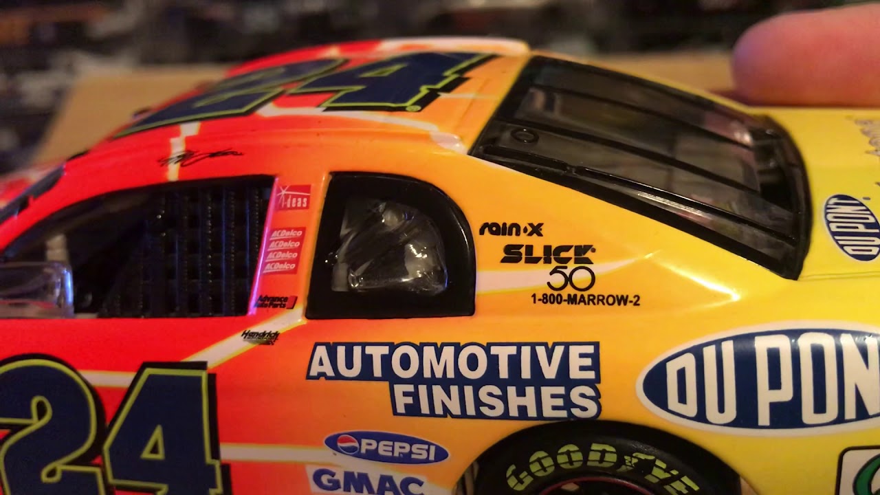 Jeff Gordon’s 1999 NASCAR Racers Chevrolet 1/24 Scale Diecast Review ...