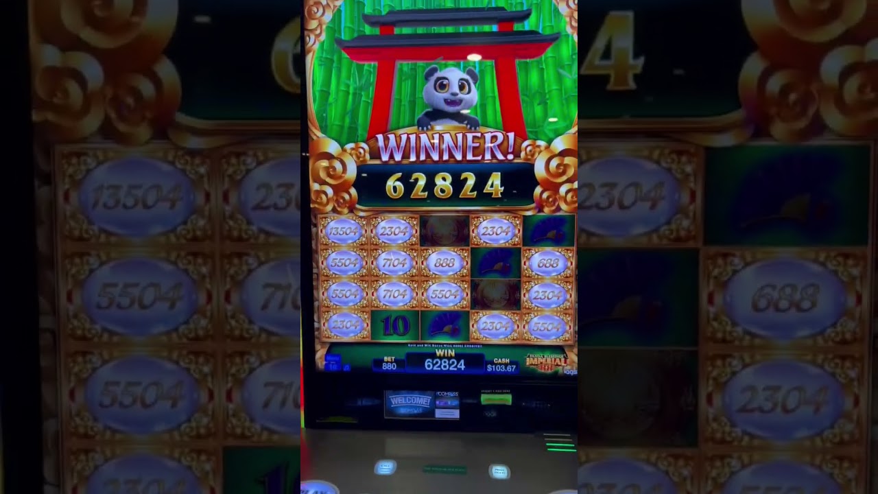 Nice win on Panda Blessings Imperial 88 slot machine 1 cent ...