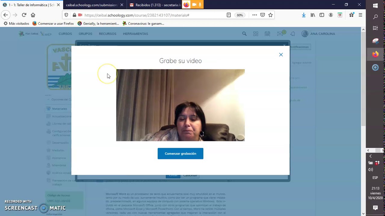 Cómo grabar audio o video de clase para nuestros alumnos - YouTube