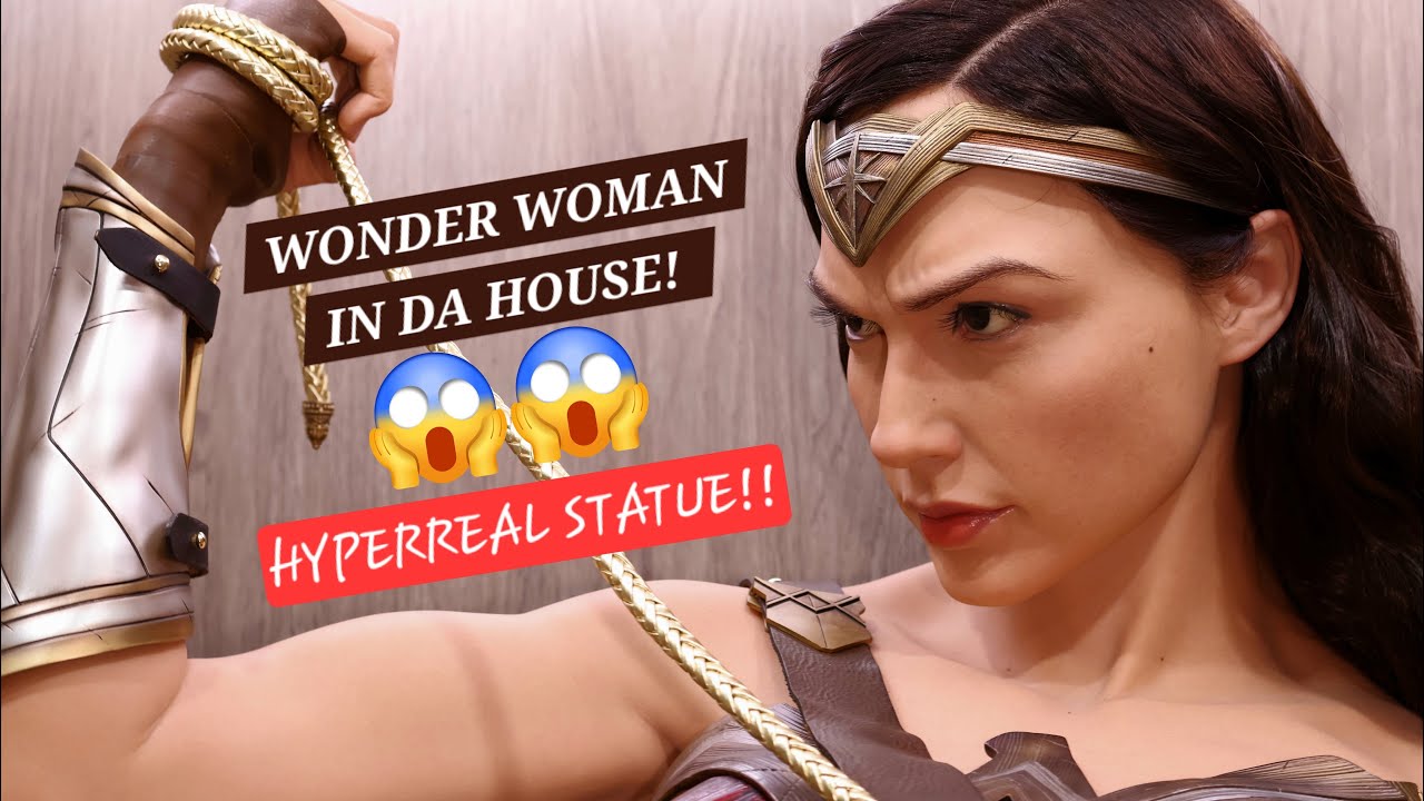 INFINITY STUDIO WONDER WOMAN REVIEW! Best Hyperreal Life Size WW Statue ...