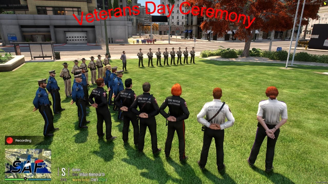 FiveM - SAF | Veterans Day Memorial - YouTube