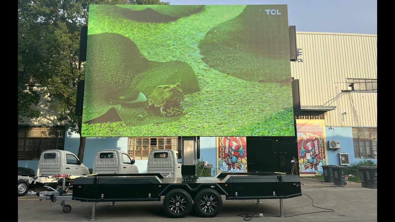 EF22 MOBILE LED BILLBOARD TRAILER - YouTube