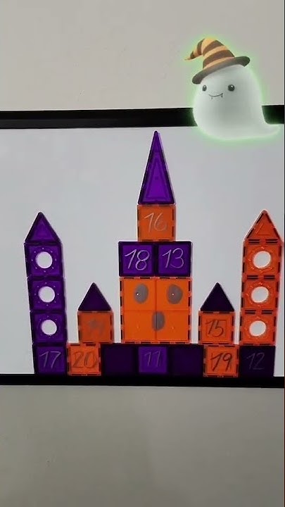 PicassoTiles PicassoToys Happy Halloween Magnetic Tiles Haunted House ...