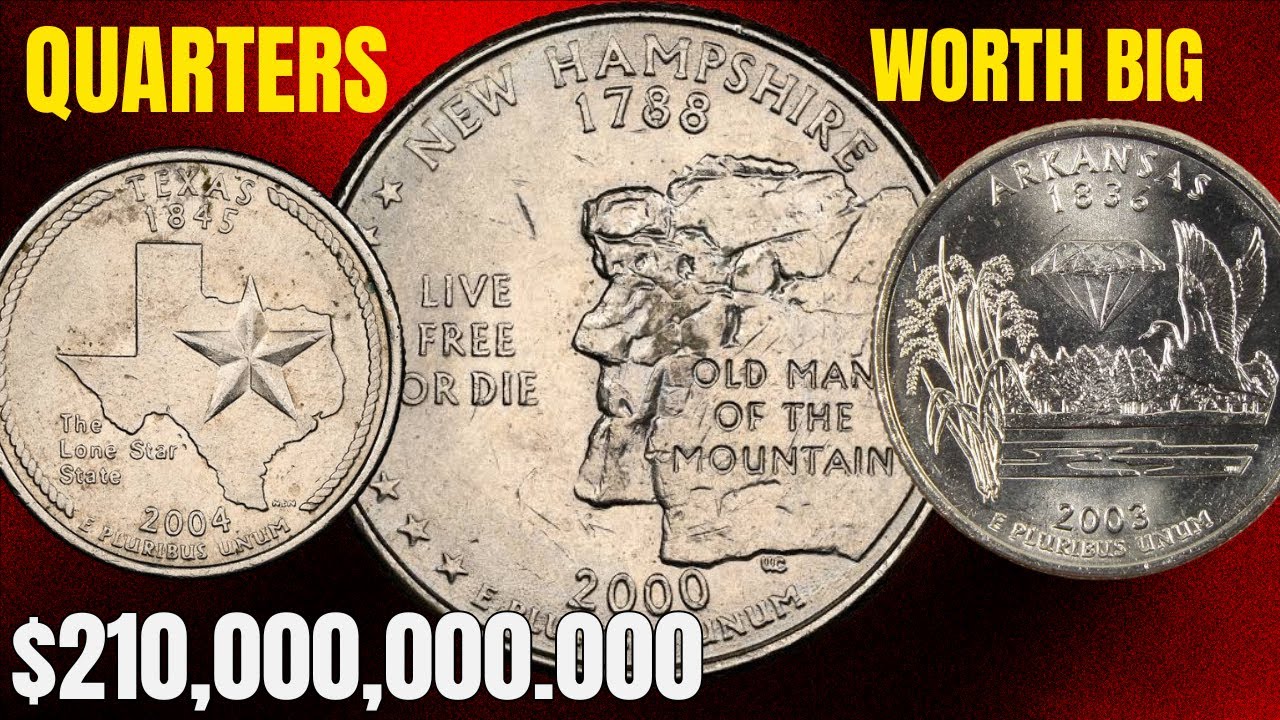 Top Super Rare U.S Quarters Worth A Fortune | Look For Big One - YouTube