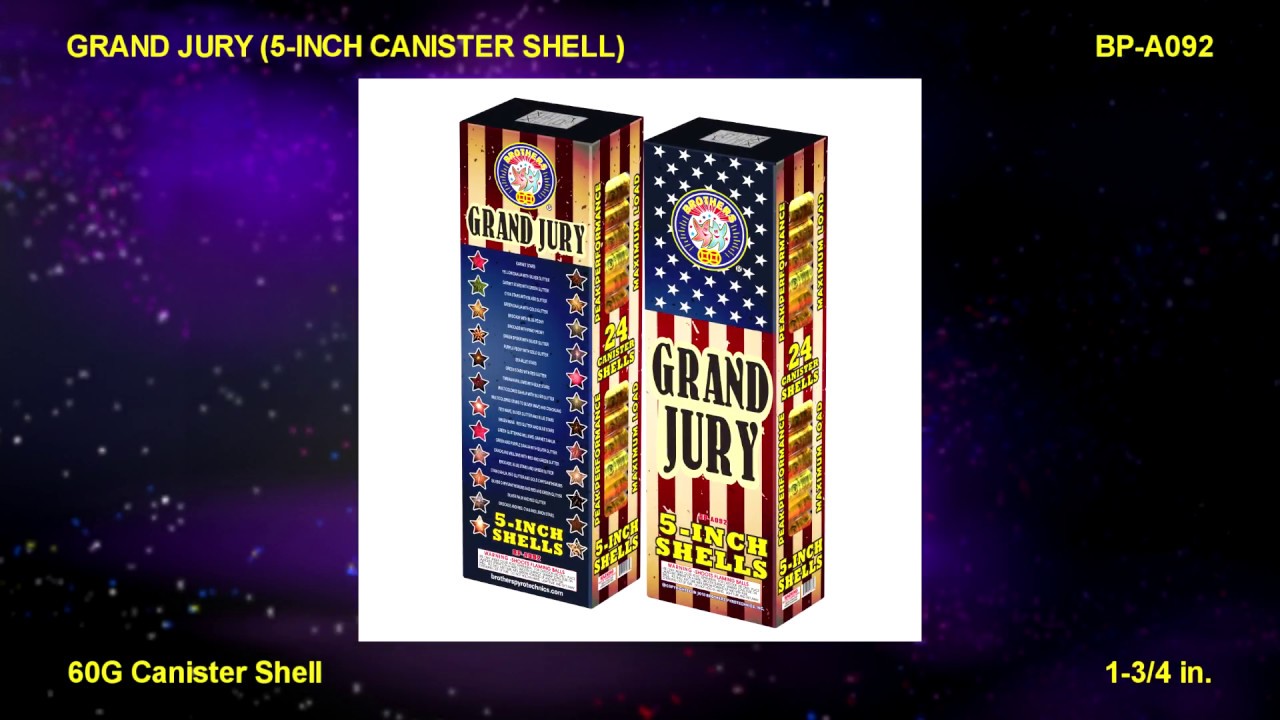 BP-A092 Grand Jury 24 Five-inch Shells/Brothers 60G Canister Shell Kit ...