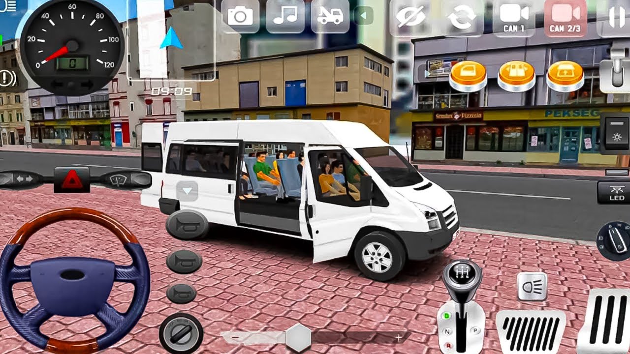 Minibus Driving Simulator Game Play - MiniBus Realistic City Driver ...