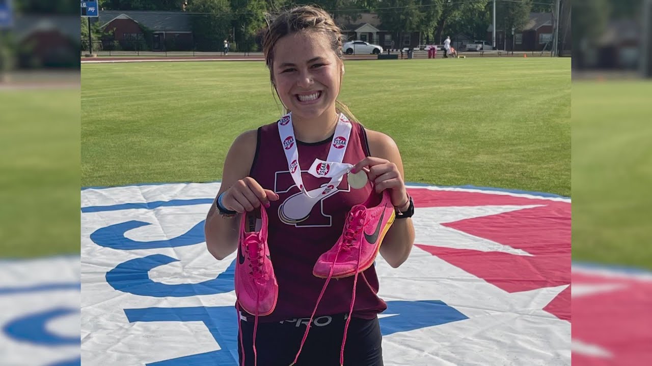 Area athletes claim gold at Class A-AA state track & field meet - YouTube