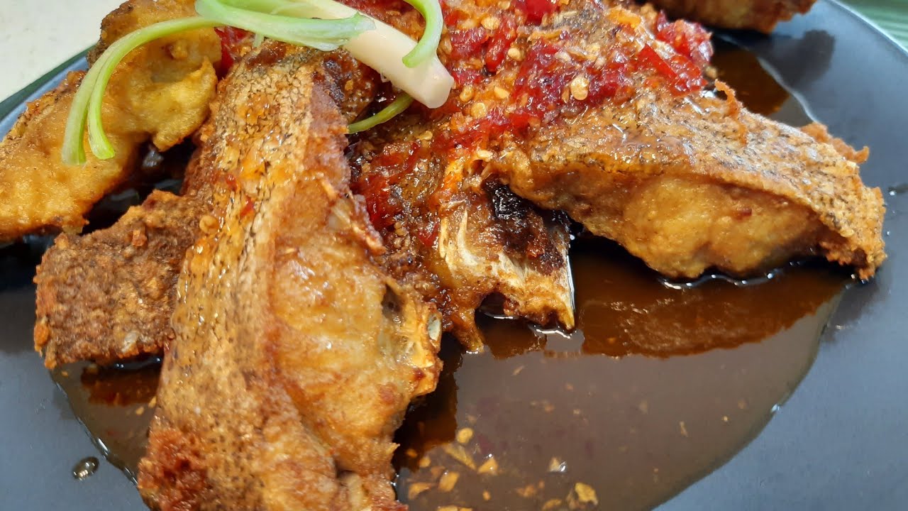 Fried Fish With Thai Sweet Chili Garlic Sauce| Ikan Goreng Sos Cili ...