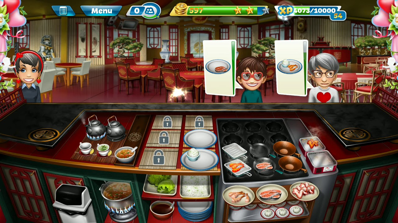 Cooking Fever Day 186 Chinese Restaurant - YouTube