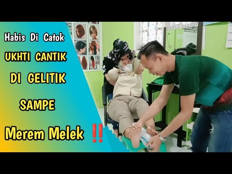 Challenge Gelitik  UKHTI CANTIK‼️ Sampe Merem Melek 🤣