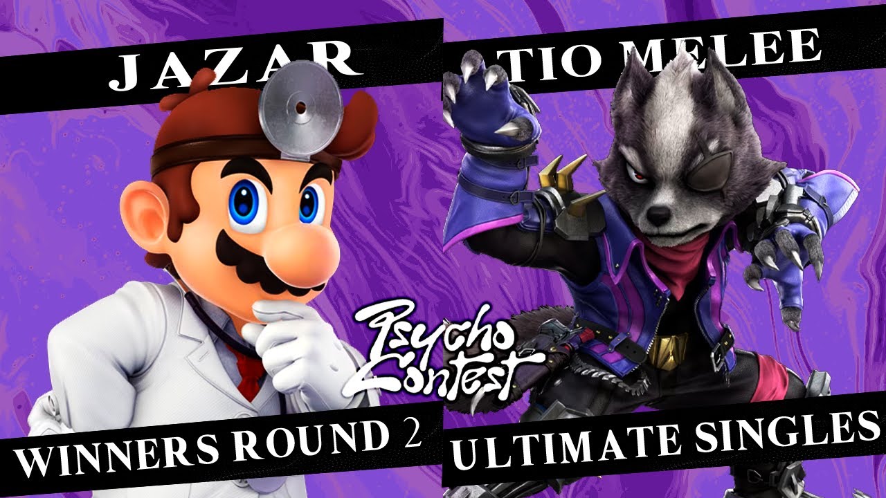 Psycho Contest 2 | JaZar (Dr. Mario) vs Tio Melee (Wolf) | Super Smash ...