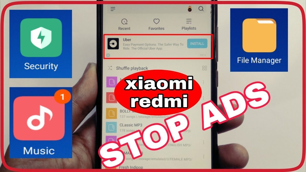 How to Remove Ads and Popups in Redmi Security app|| Telugu zone - YouTube