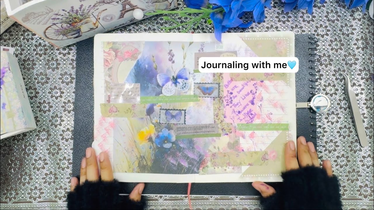 Journaling With Me || Asmr relaxation Journaling || Easy asthetic ...