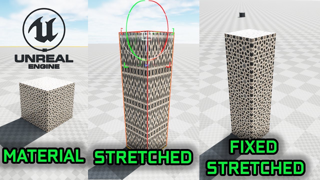 Unreal Engine 5 Modelling Fixing Tiling UV Textures - YouTube