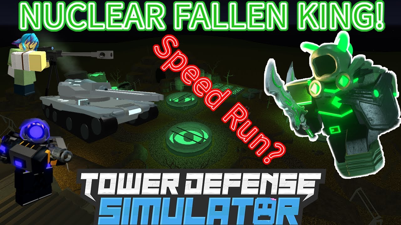 Tower Defense Simulator - Polluted Wastelands Nuclear Fallen King - YouTube