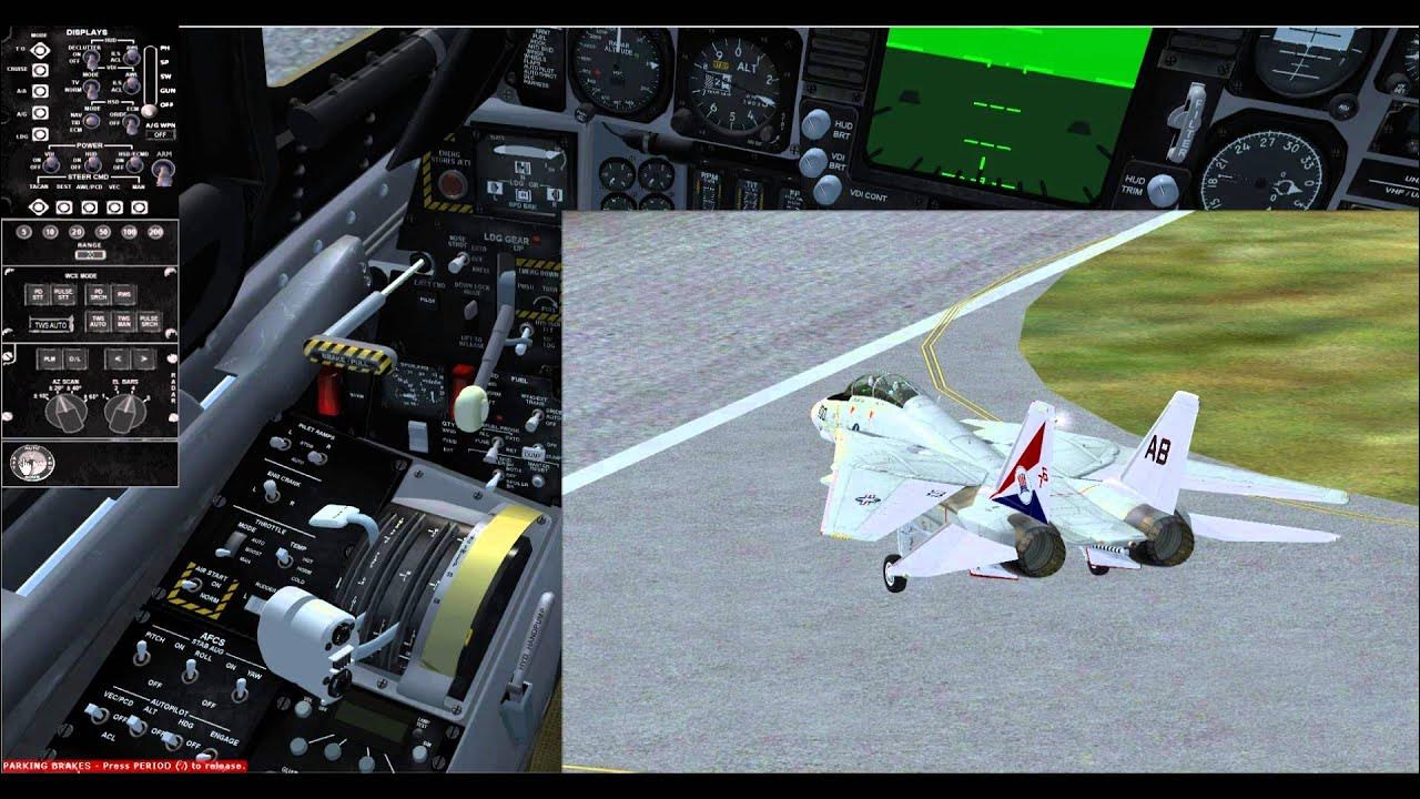 Aerosoft F-14 Tomcat - Sweep Demo - YouTube