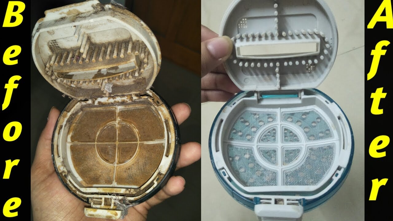 Lg Washing Machine Magic Filter Cleaning|| How to clean magic filter in ...