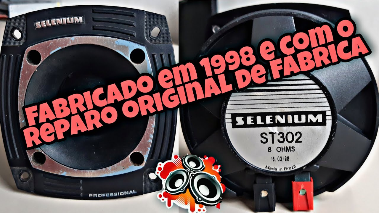 Super Tweeter ST 302 Fabricado em 1998 e Todo Original Ainda - YouTube